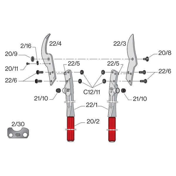 Felco 22 84cm Lopper - Forestry Tools